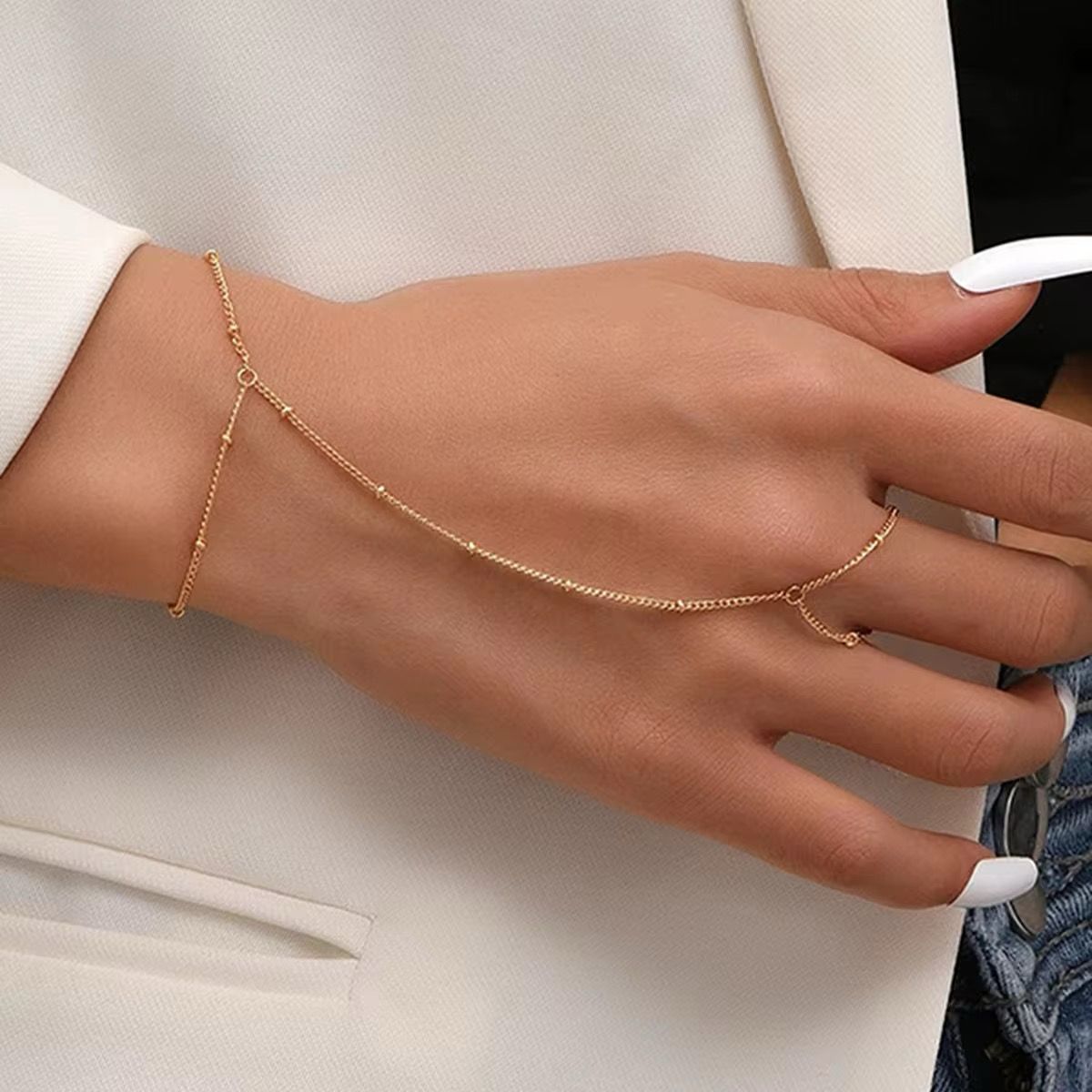 Shahmaran Hand Chain – Bold, Elegant Charm – Shans London